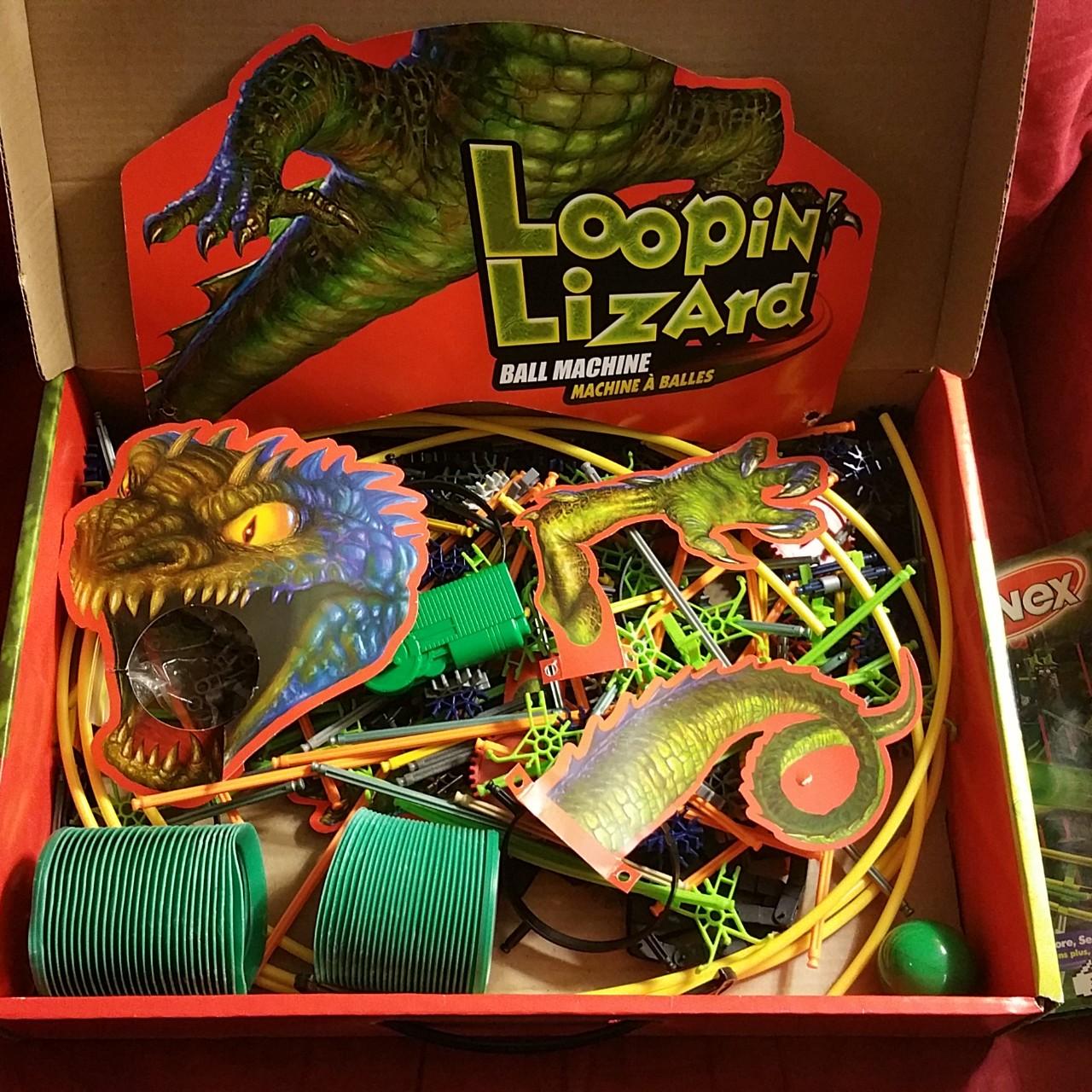 KNex Loopin Lizard ball machine (9+) - Original box,... - Depop