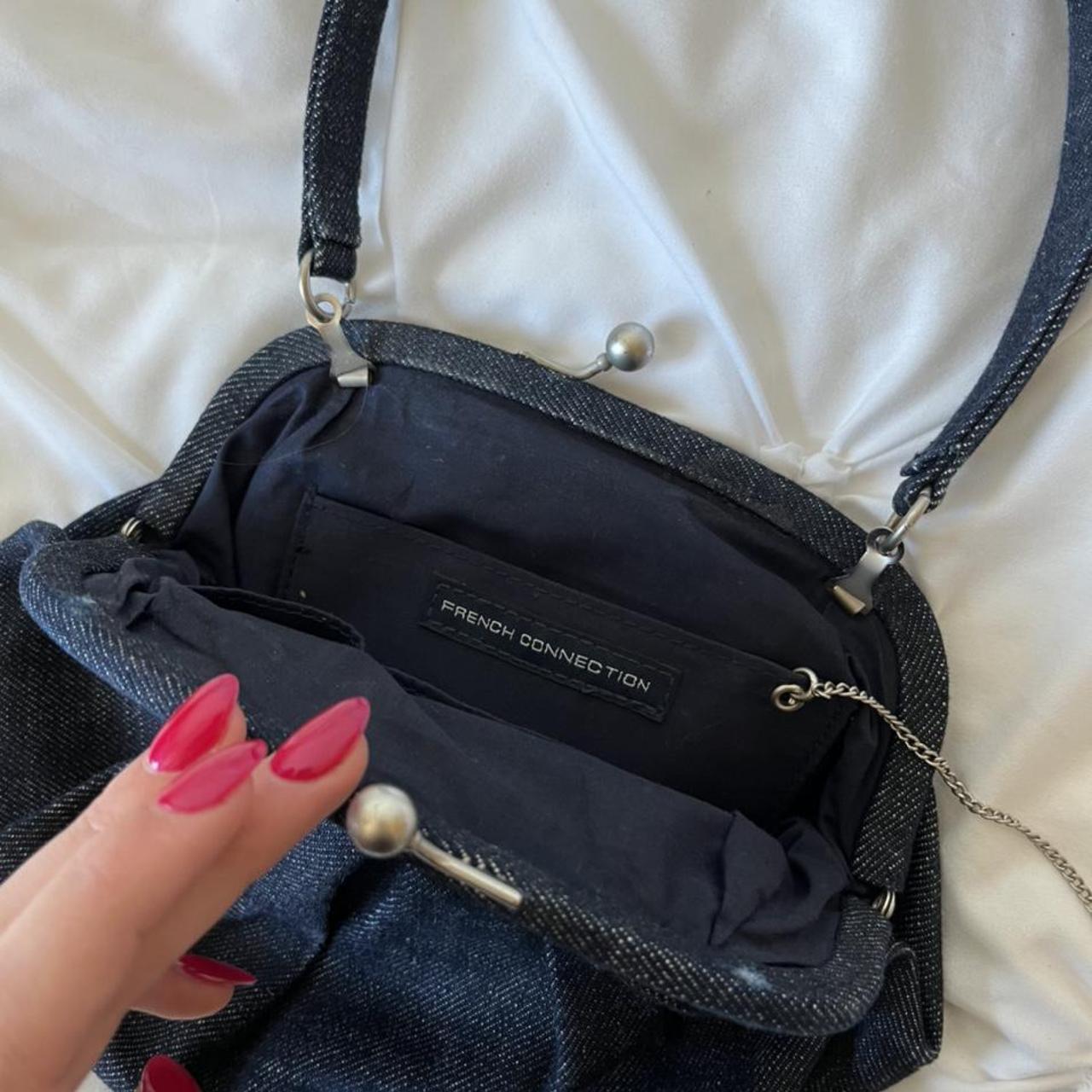 The cutest French Connection denim mini purse with... - Depop