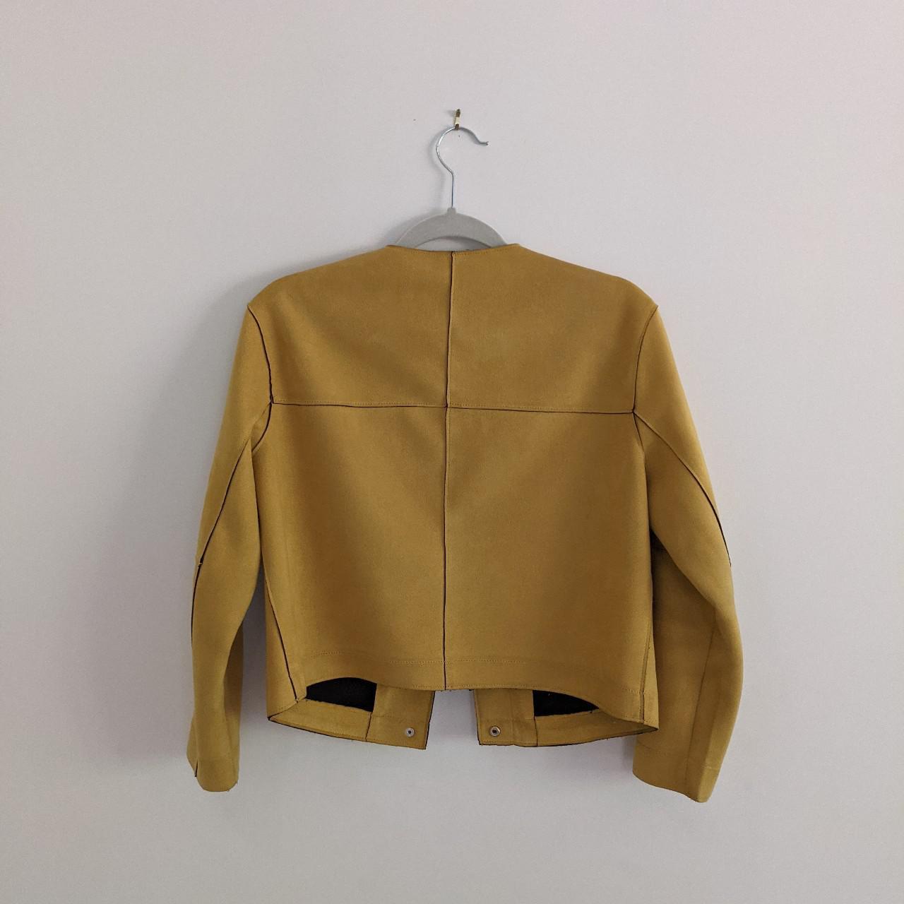 Zara Women's Yellow Jacket | Depop