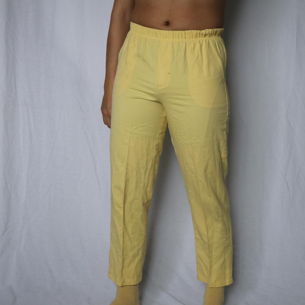 Yellow Pants ★ ★ Materials ★ 60% cotton, 40%... - Depop