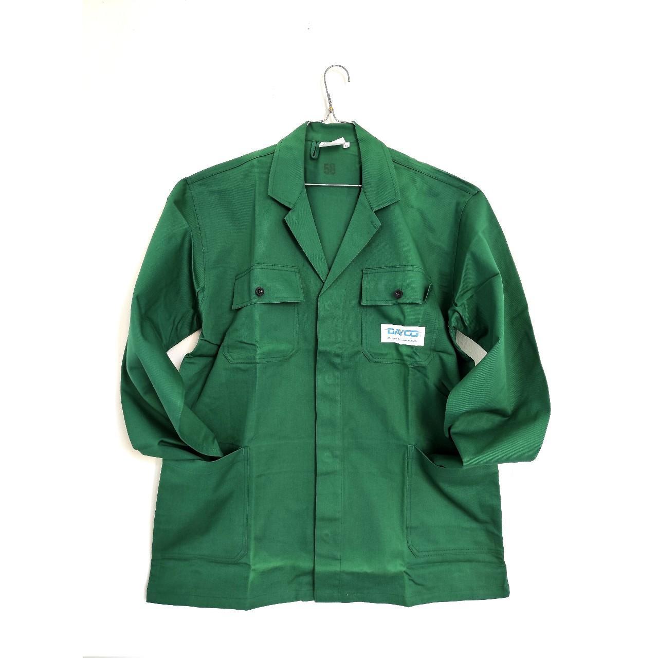 New green work jacket size 58 shoulder 52 cm, Chest... - Depop