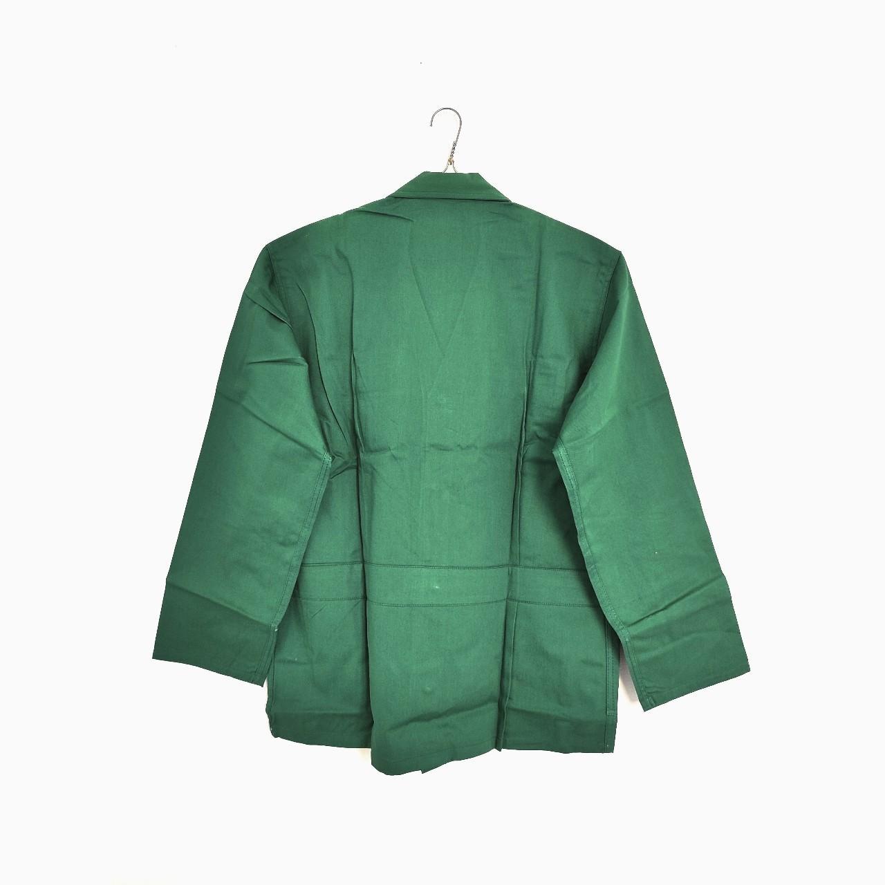New green work jacket size 58 shoulder 52 cm, Chest... - Depop