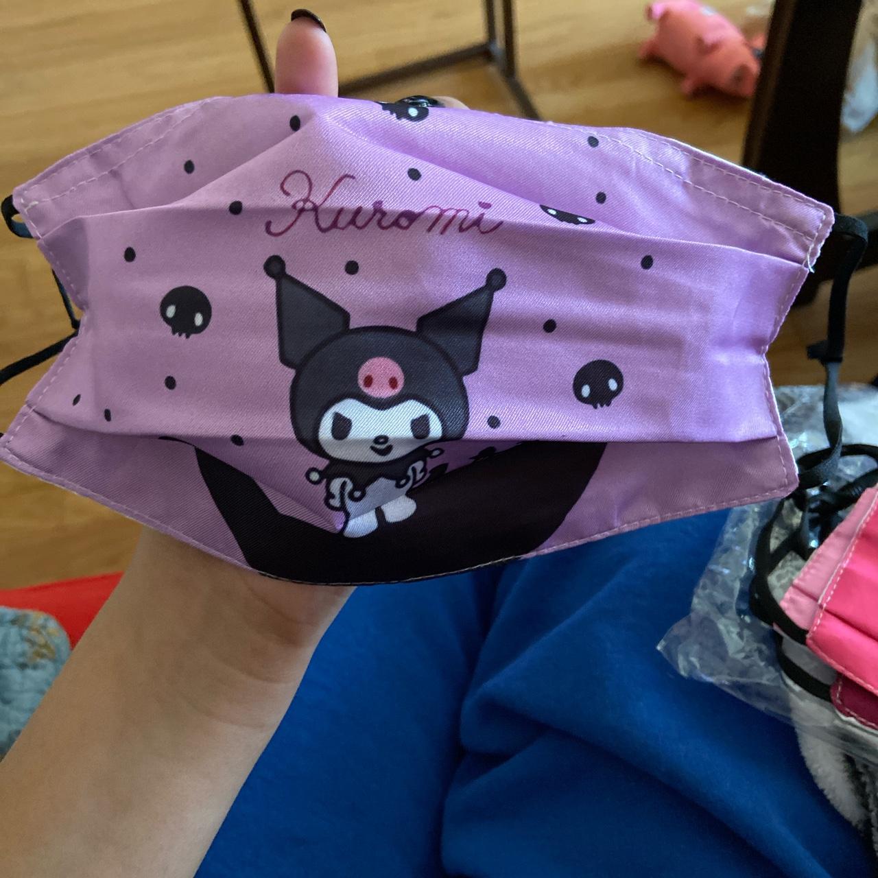 4 mymelody and kuromi face masks pack all brand... - Depop