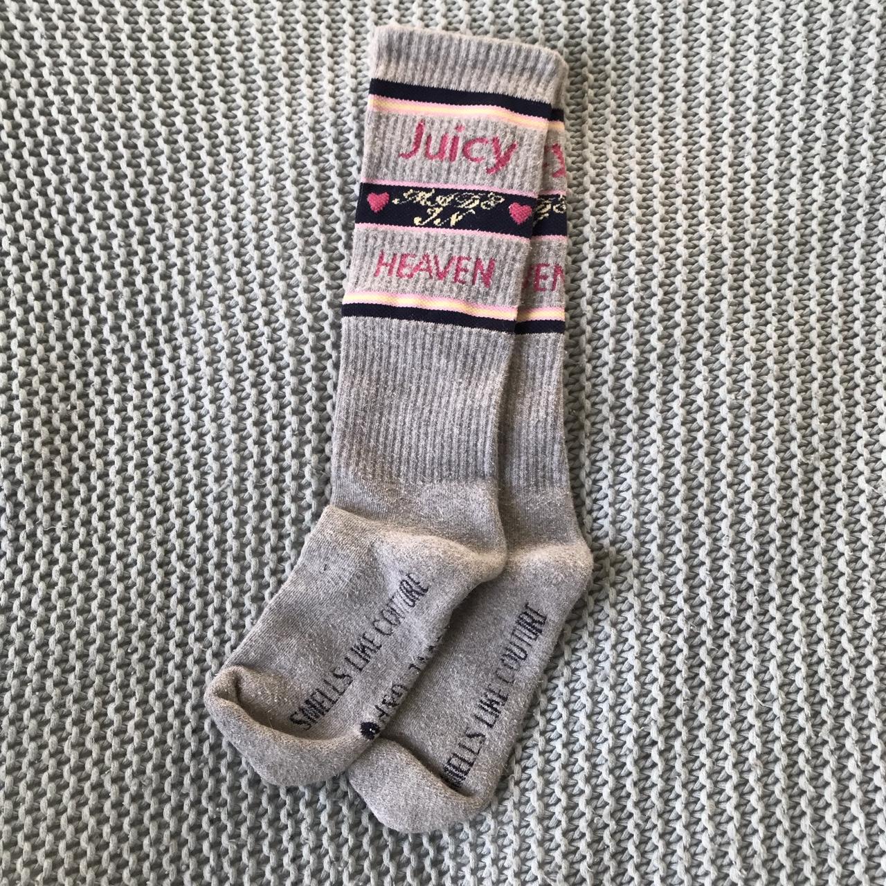y2k juicy couture socks ‘Juicy’, ‘made in heaven’... - Depop