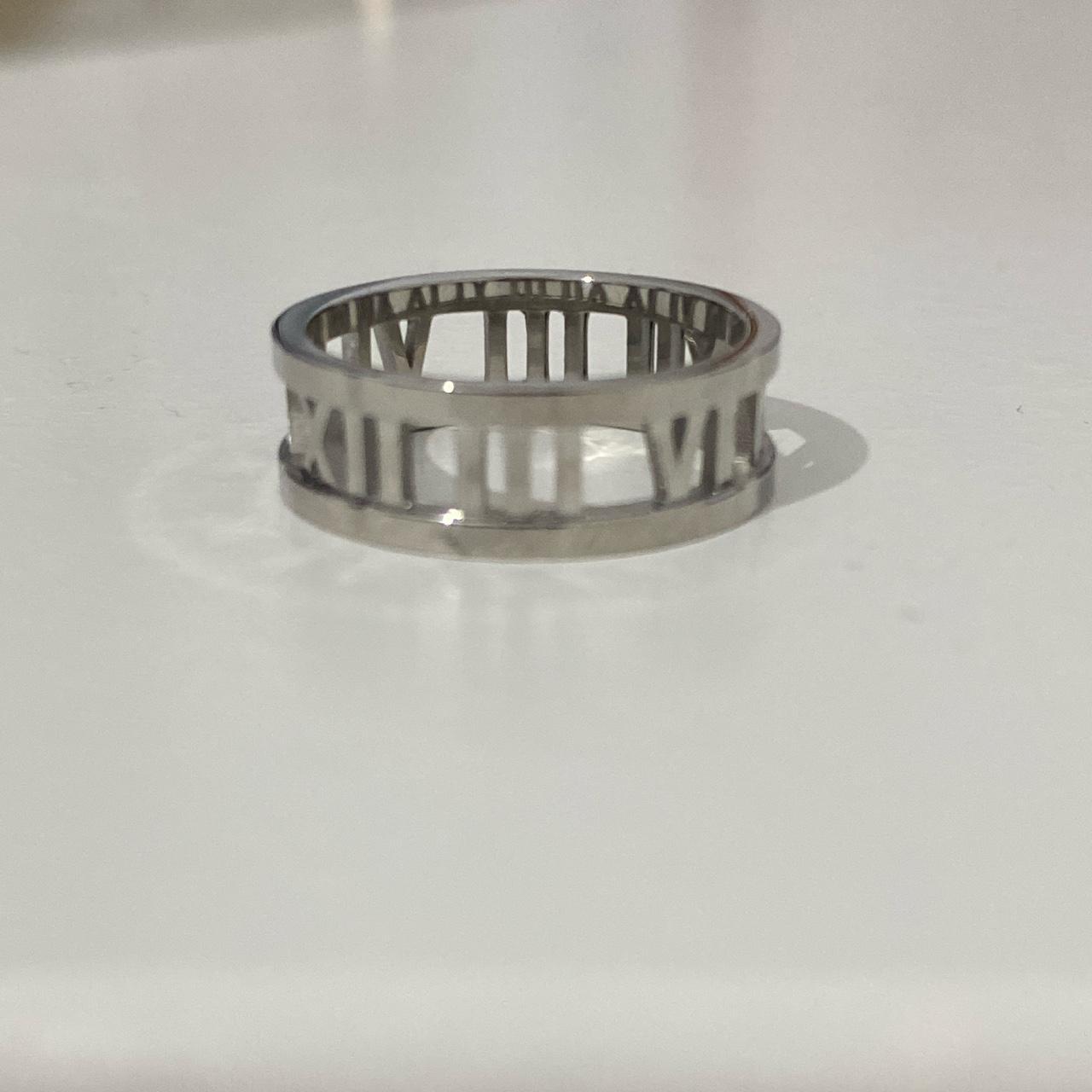 Roman numeral ring from Bohomoon Ring size: UK N ... - Depop