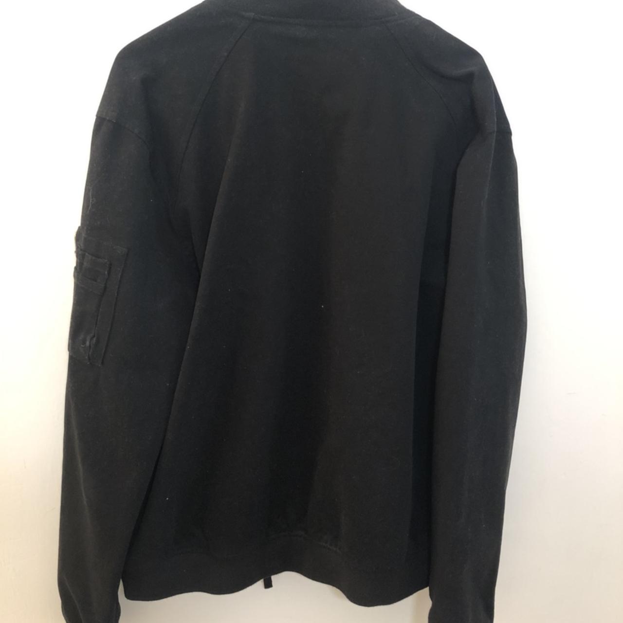 Large Black Topman bomber jacket. Used. Good condition. - Depop