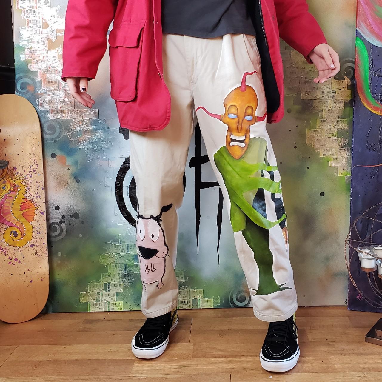 Return the slab... These Custom 1 of 1 Vintage 90s... - Depop