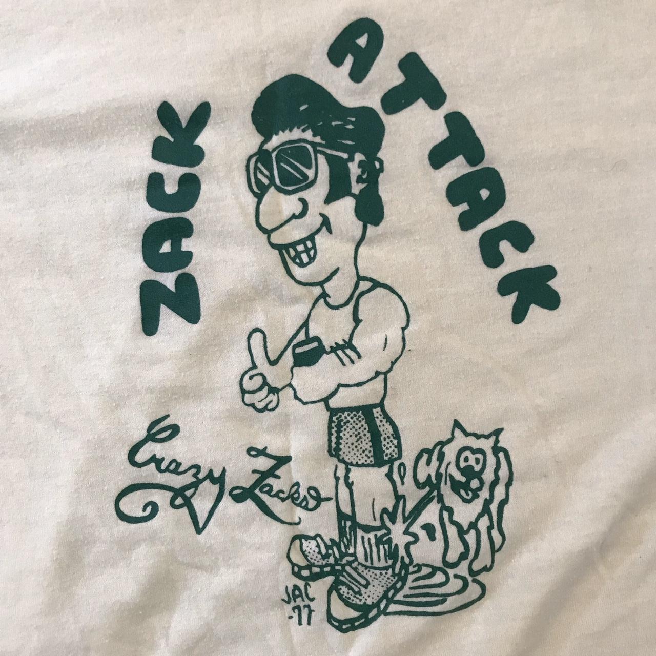 Vintage 80s CRAZY ZACKS bar restaurant Myrtle Bach... - Depop