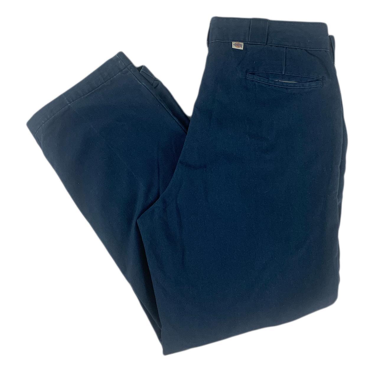 Vintage Dickies 874 Navy Trousers Jeans This... - Depop
