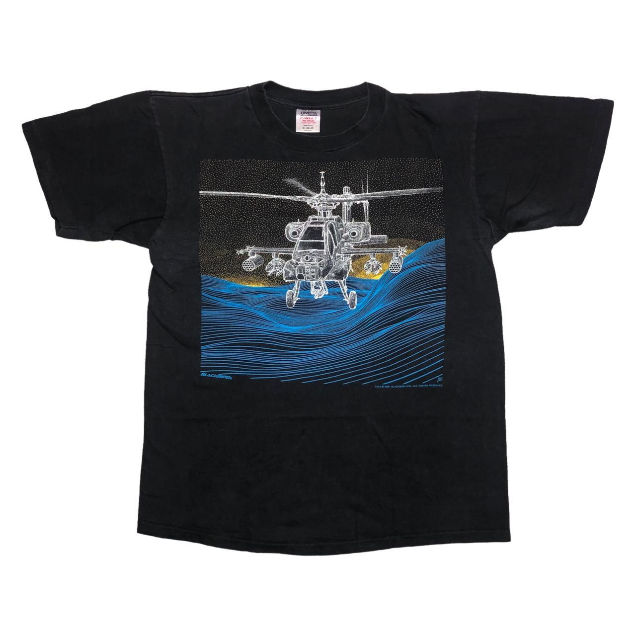 Vintage Blackbird AH-64 Apache Tee Dated:... - Depop