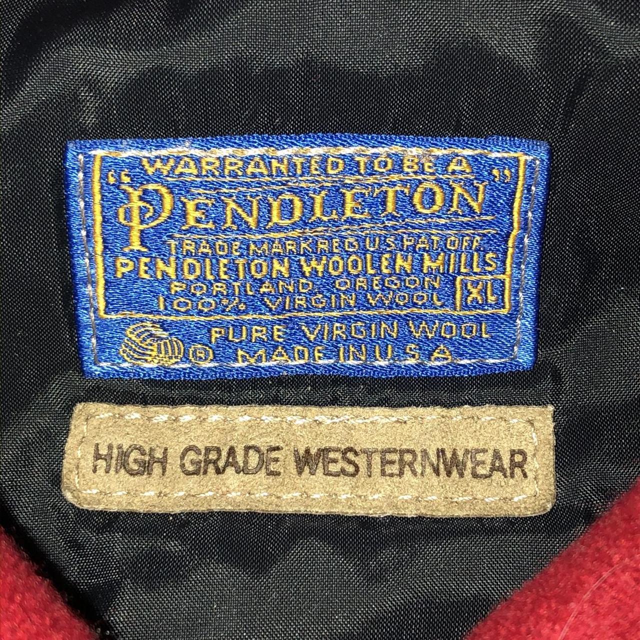 Pendleton Men's Red and Purple Jacket | Depop