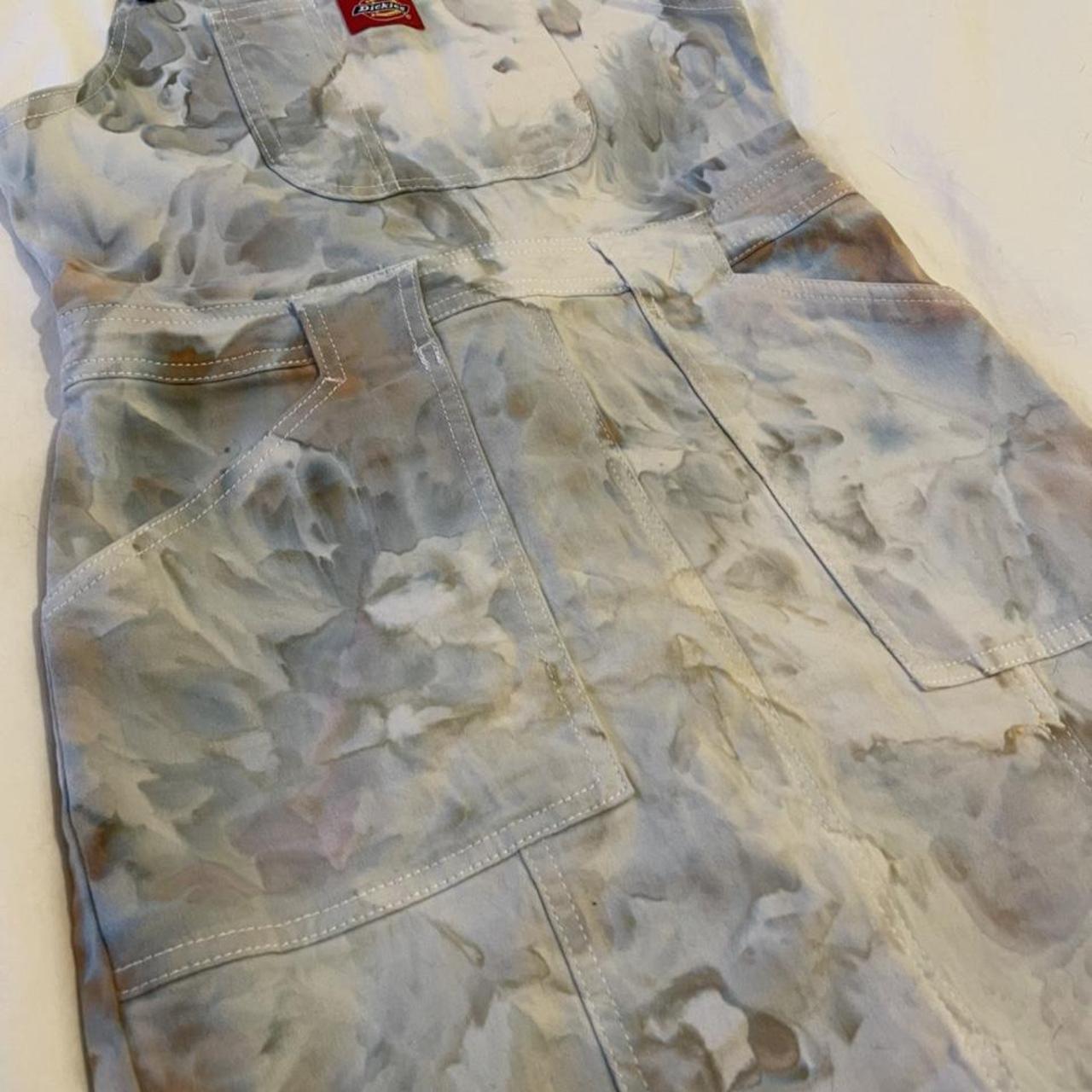Dickies Dungaree Pinafore Dress Really Cool Tie Die Depop