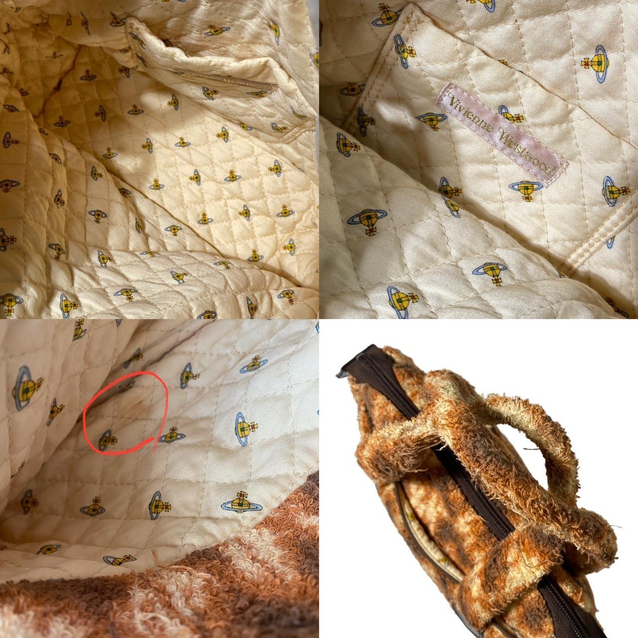 Vivienne Westwood 90s Leopard Fuzzy Hand Bag - 100%... - Depop