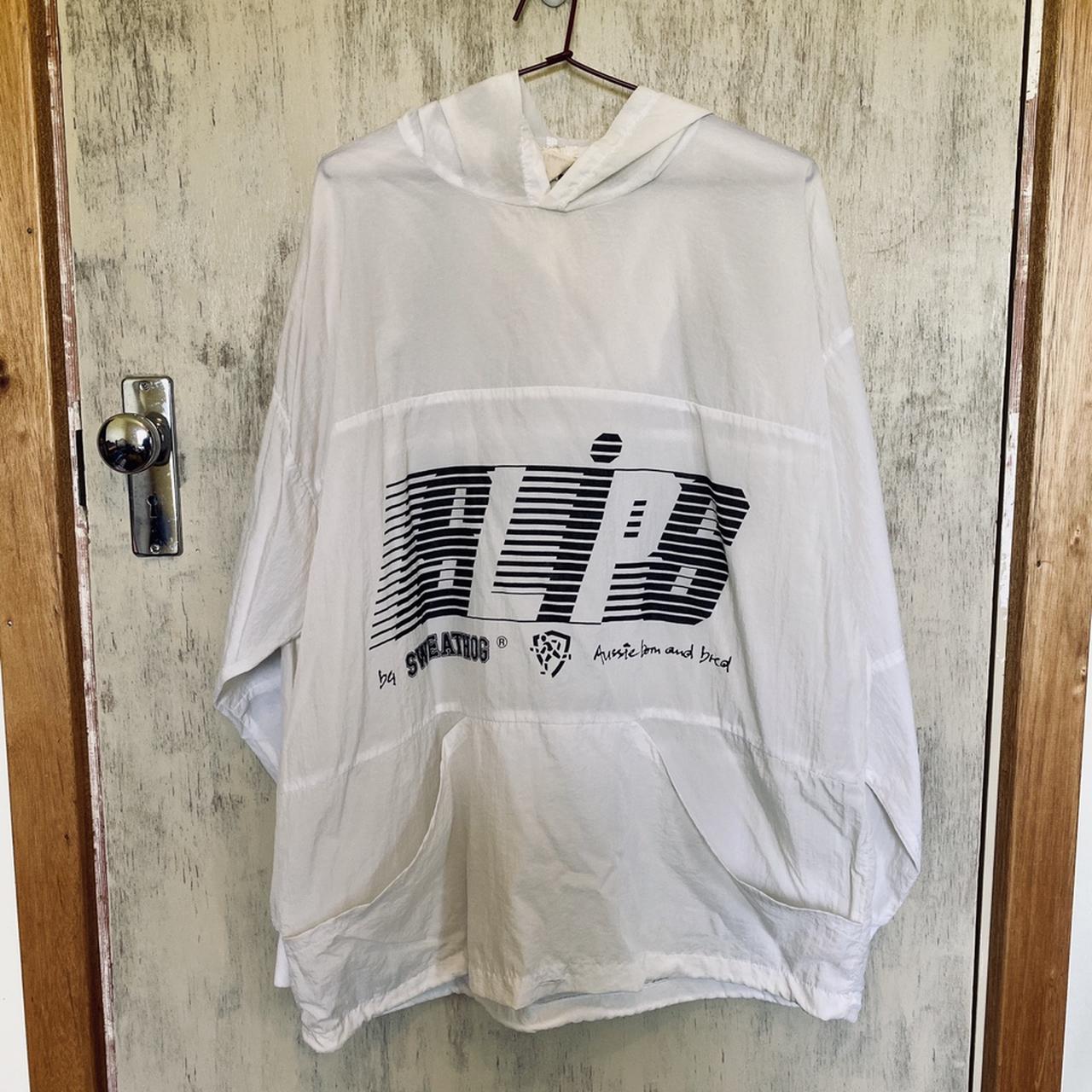 Vintage 90s Sweat Hog spray over shirt! Very good... - Depop