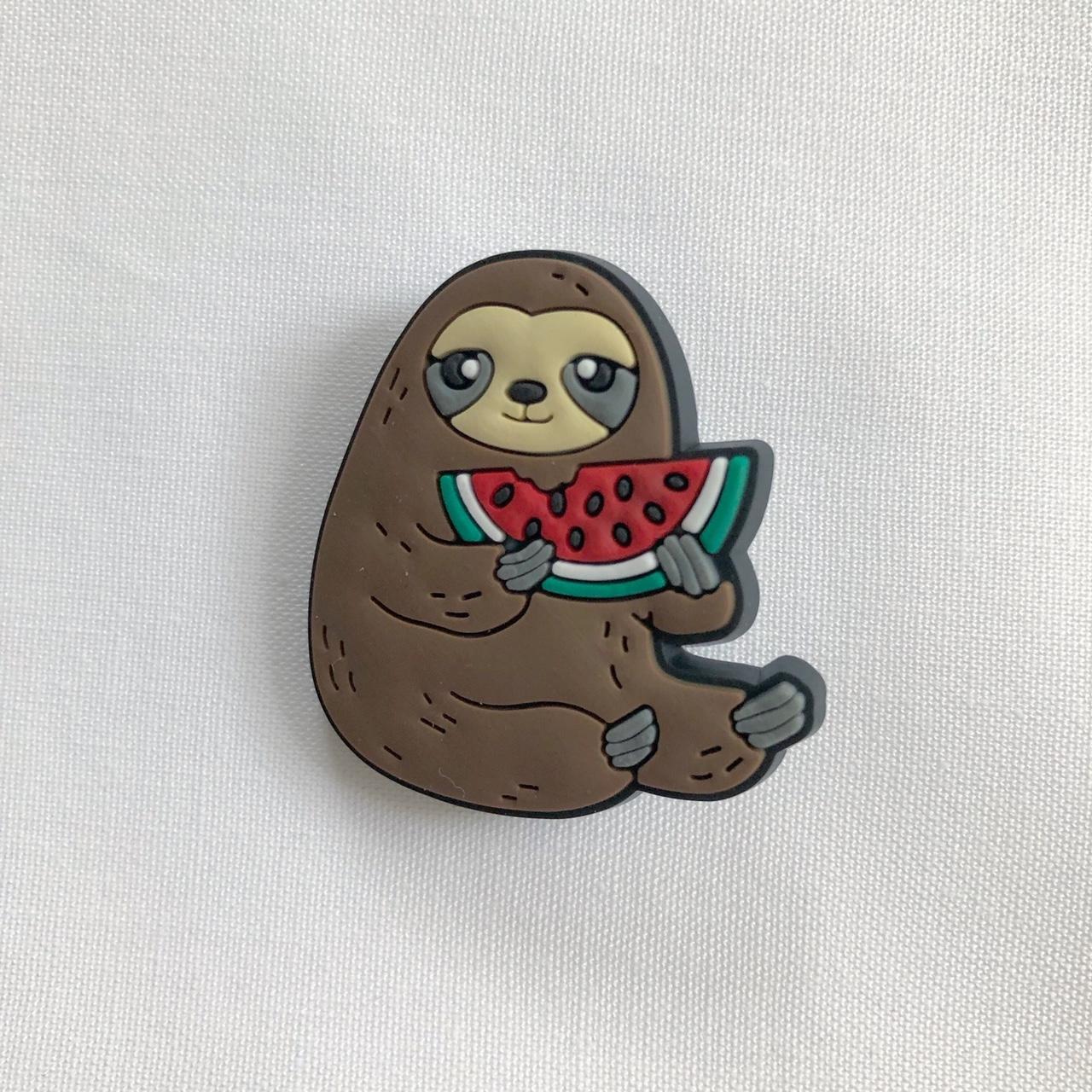 Sloth With A Watermelon croc charm - Brand new,... - Depop