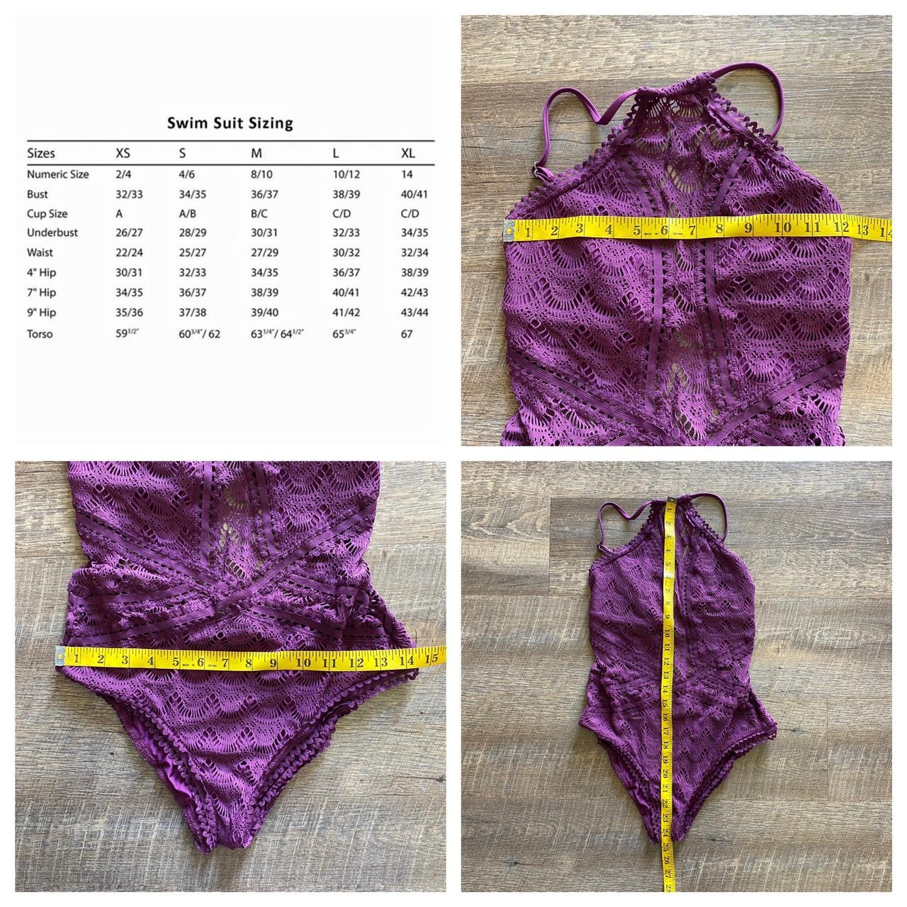 BECCA Women's Purple Swimsuit-one-piece | Depop