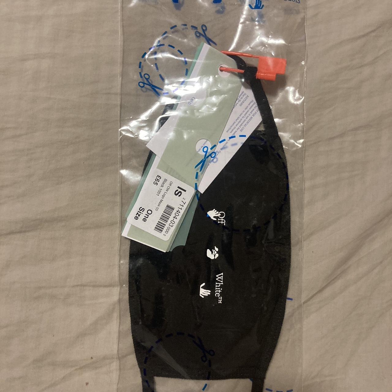 Off White Logo Mask 100% Authentic - Comes with... - Depop