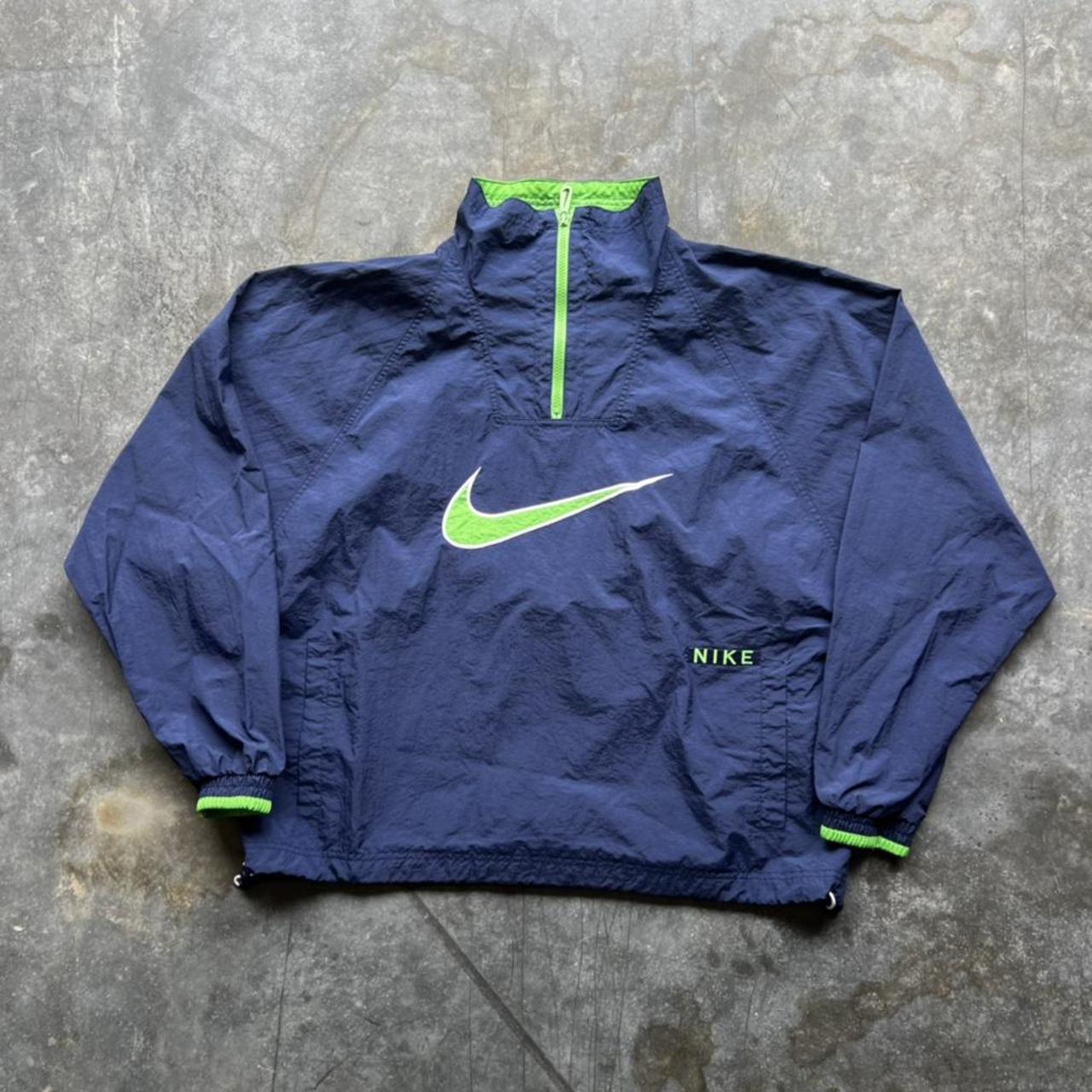 Vintage Nike Windbreaker. Vintage Nike Center Swoosh... - Depop