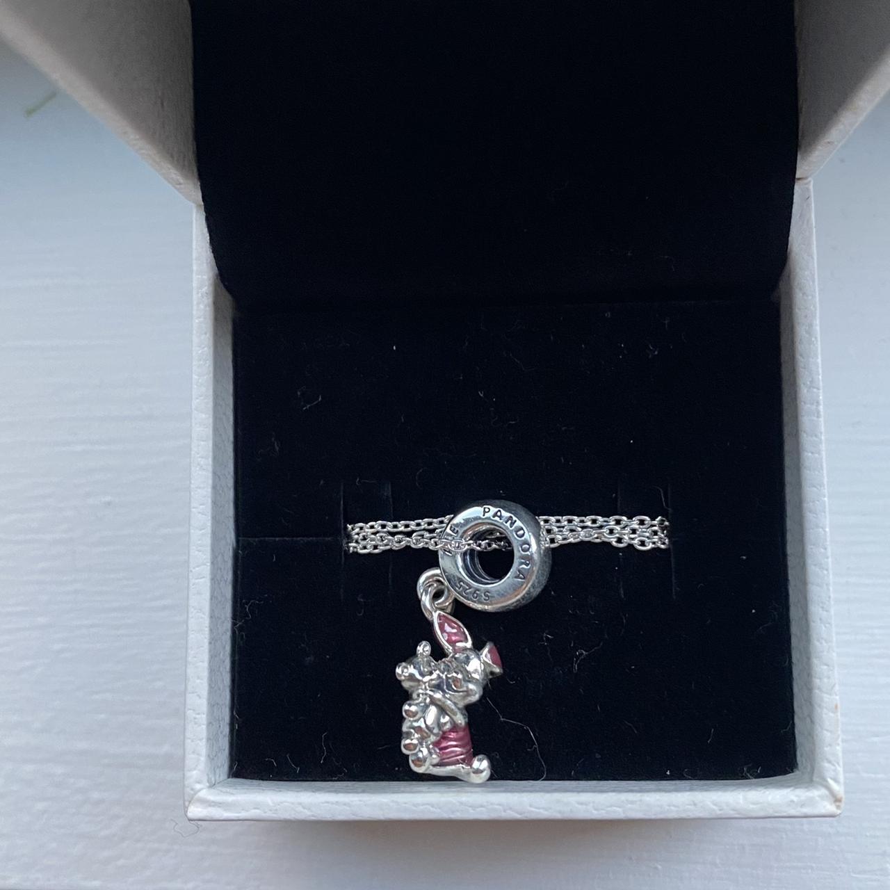 PANDORA X Winnie the Pooh Piglet Charm & Necklace... - Depop