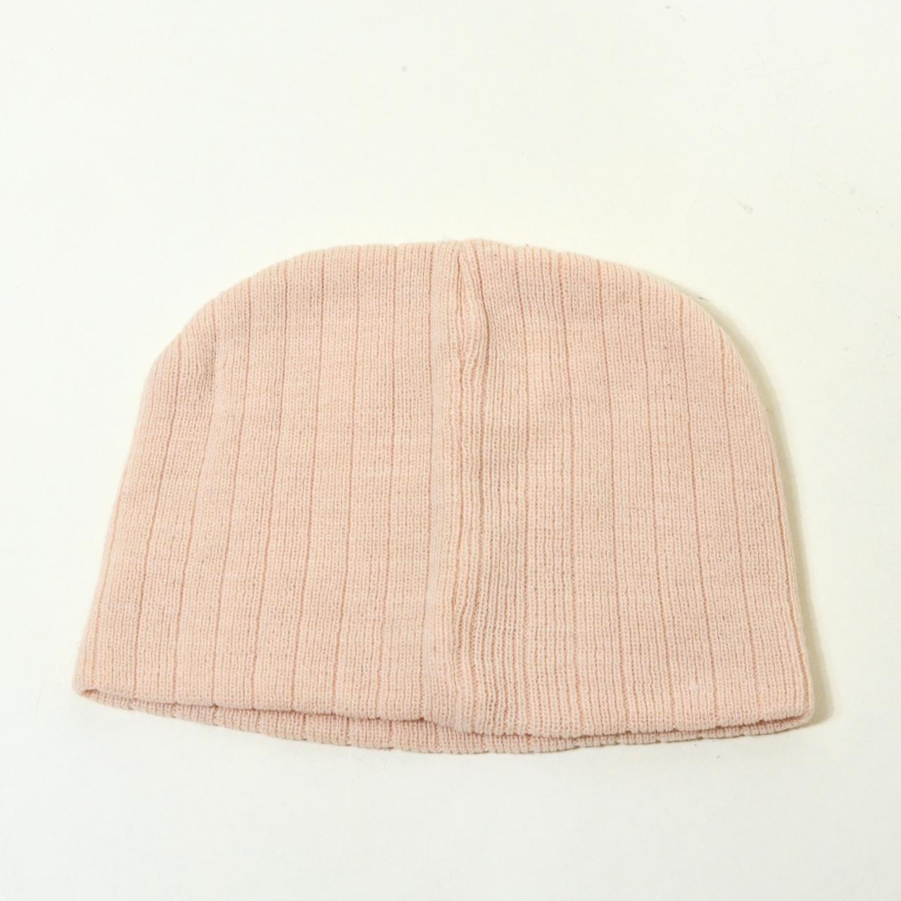Off white / light beige beanie hat what you see is... - Depop