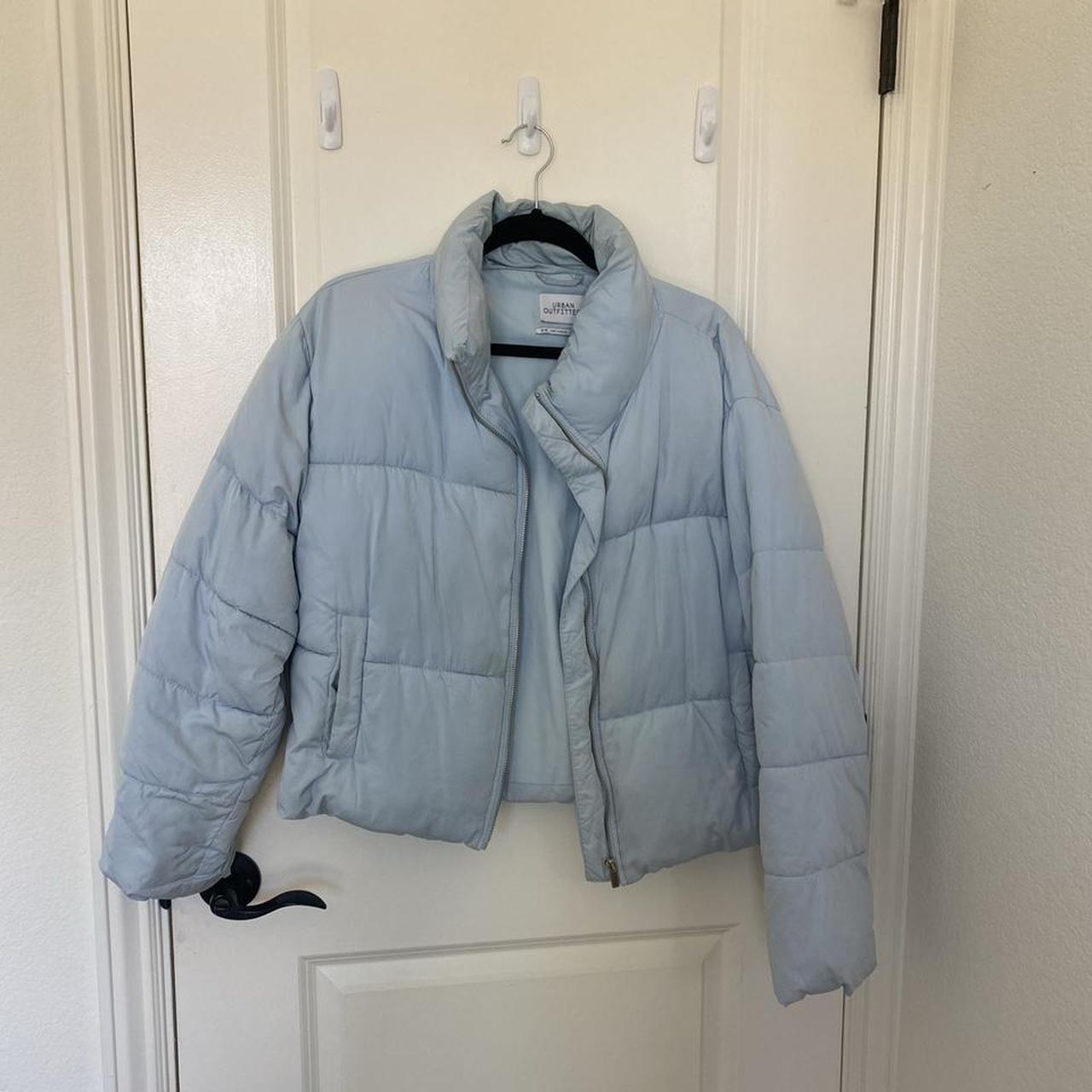 Urban Outfitters Baby Blue puffer. So warm and... - Depop