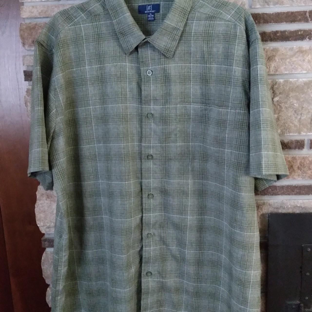 Men's "George" button up collared shirt, never worn... - Depop