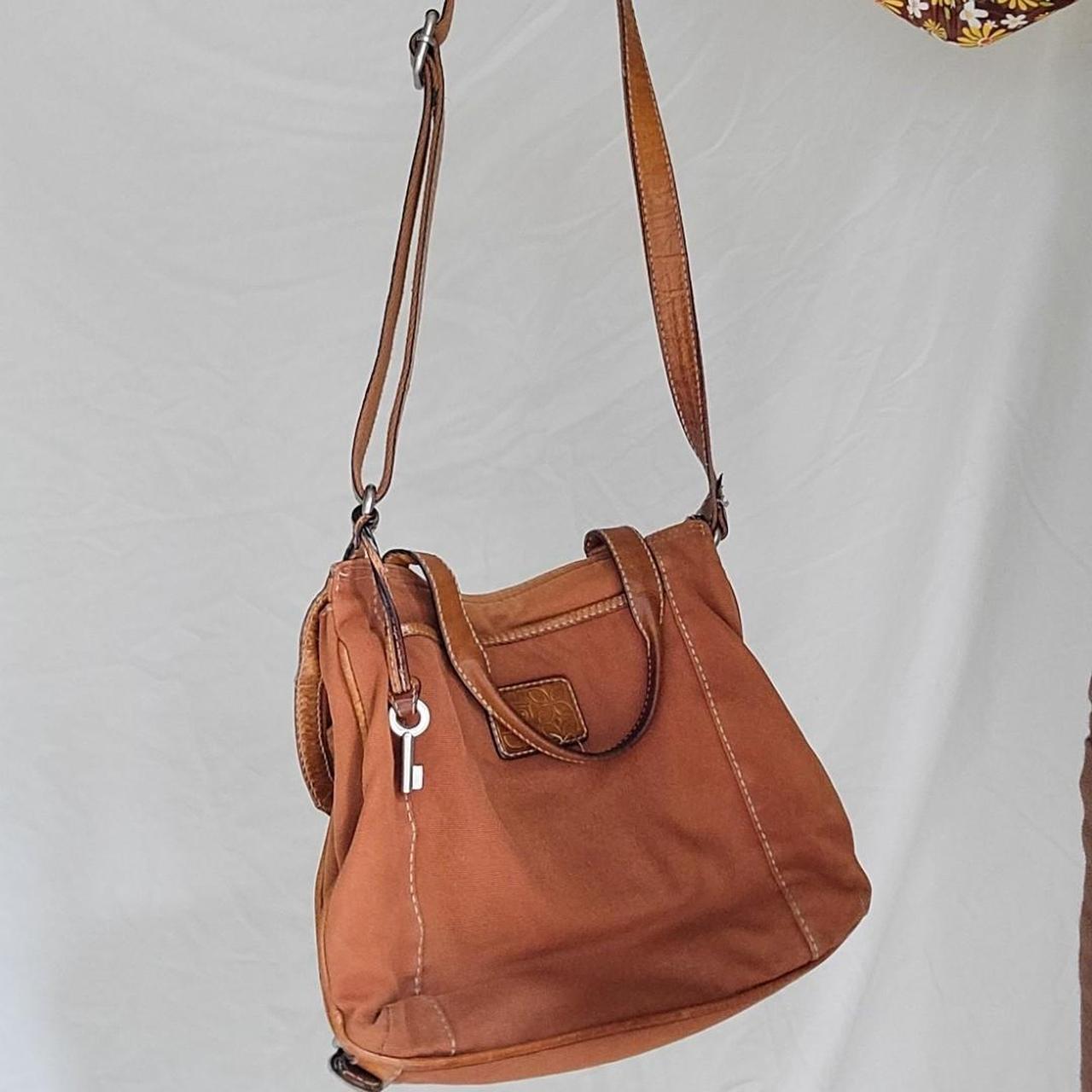 Fossil Women's Tan Bag | Depop