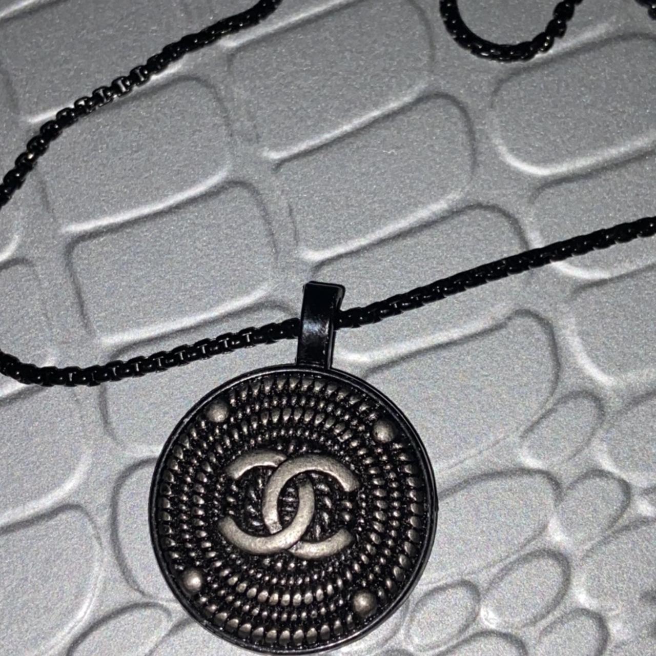 Real authentic Chanel logo attached to a chain! - Depop