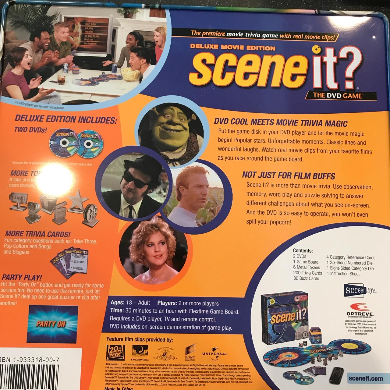 scene it? the DVD board game, in box, unopened.... - Depop