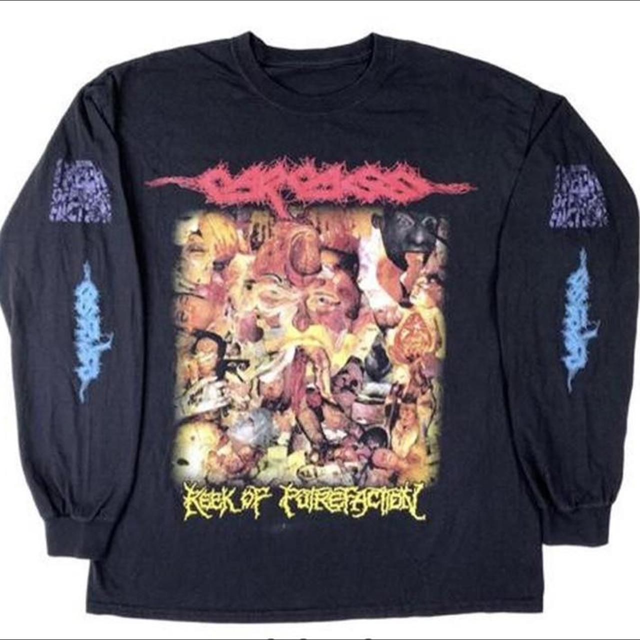 REPOP Carcass reek of putrefaction long sleeve size... - Depop