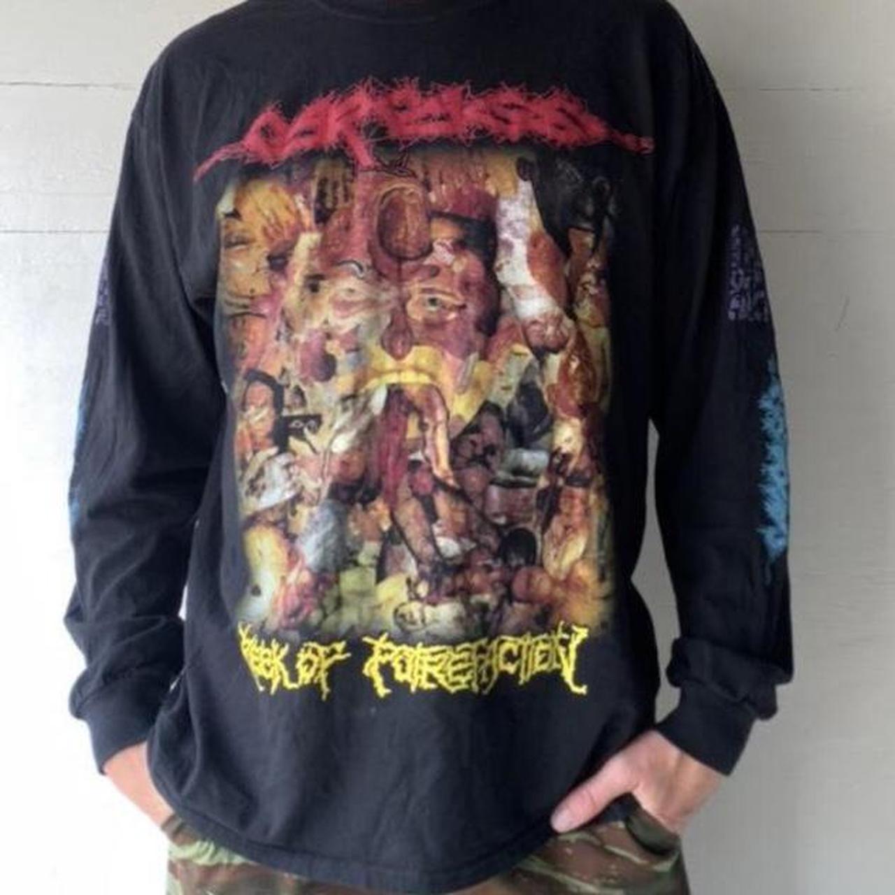 REPOP Carcass reek of putrefaction long sleeve size... - Depop