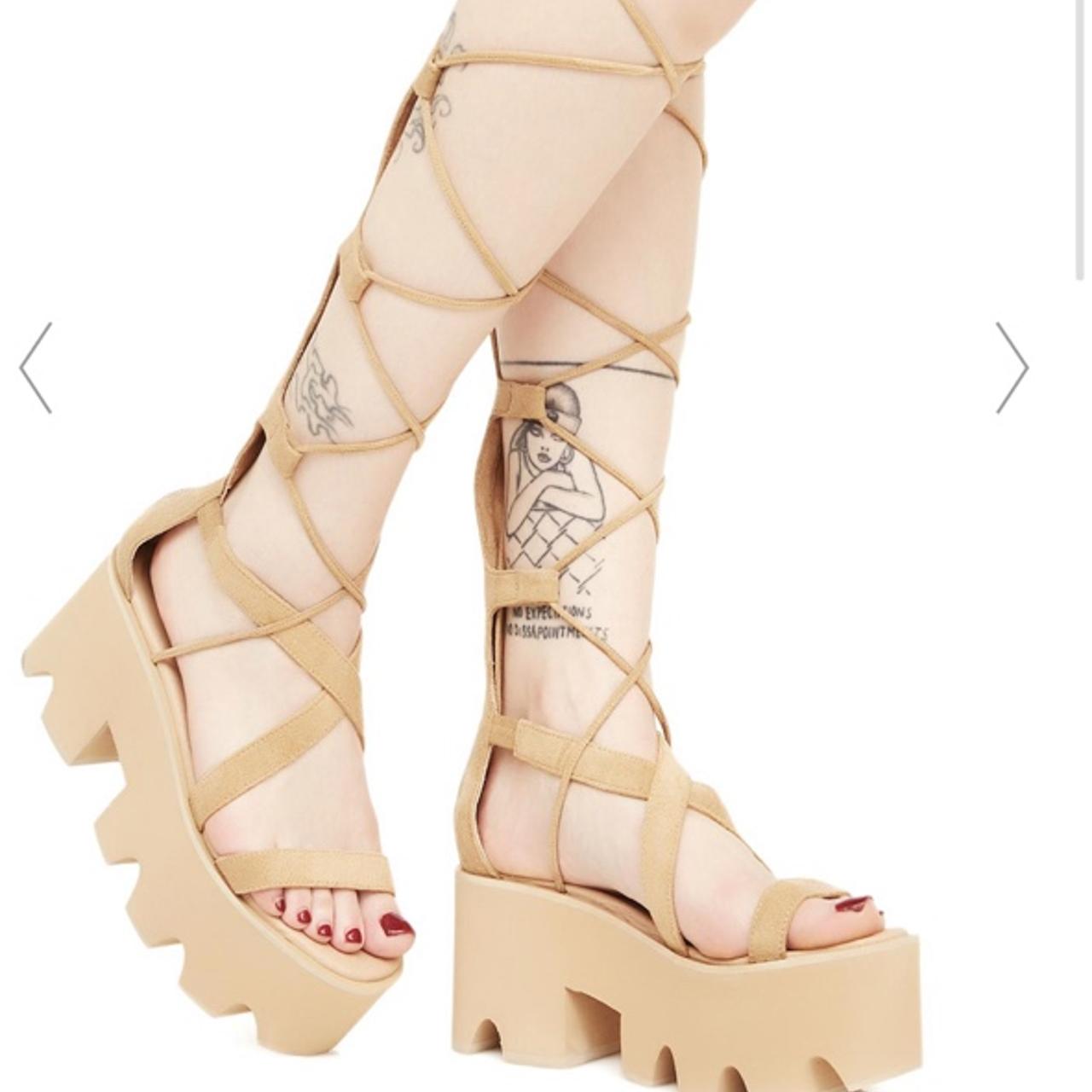 Summer feelz platforms💕 I had these for a few years... - Depop