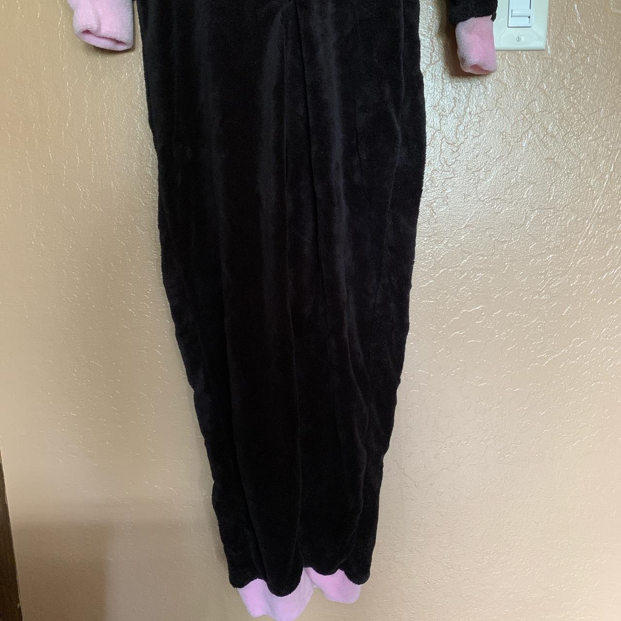 Catsuit hehe black cat pajamas, overalls. Super warm... - Depop