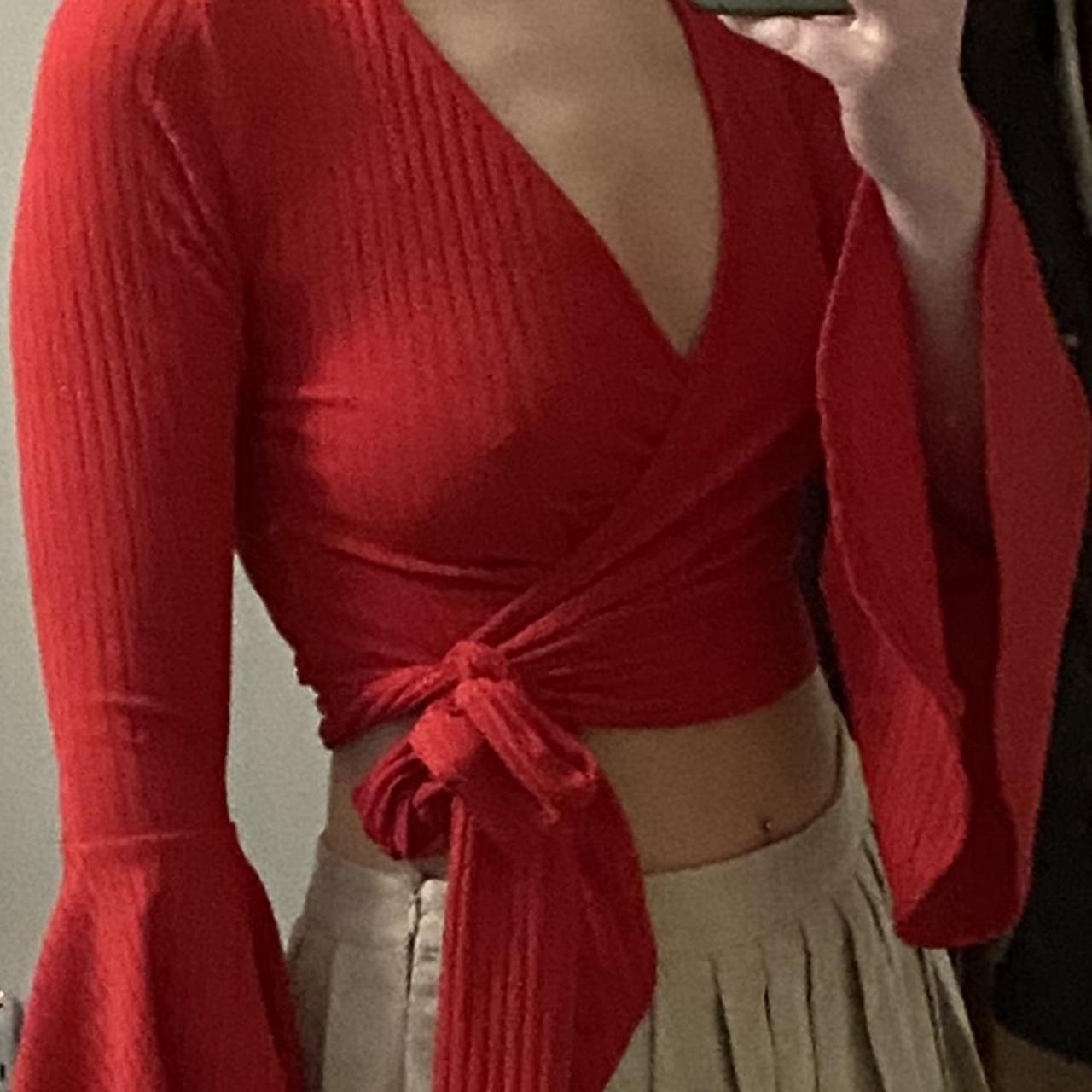 New look flare arm top Great condition barely worn - Depop