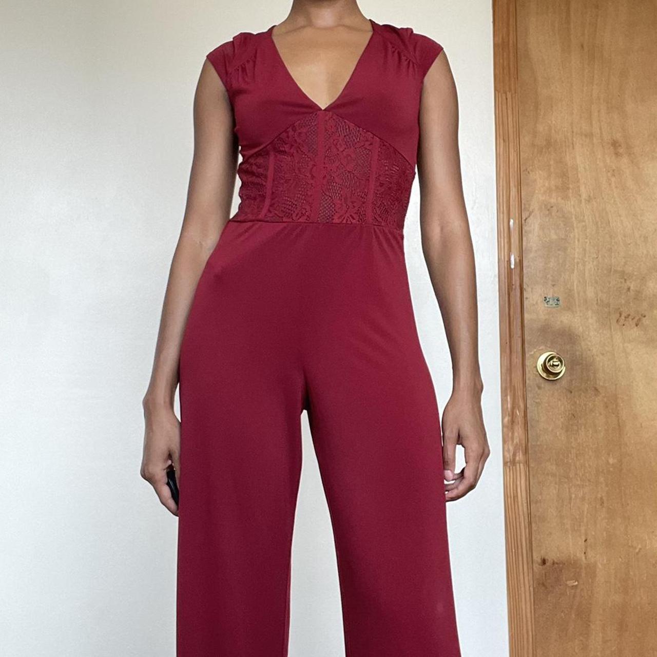 Red Guess Jumper Great for New Years Party Length... - Depop