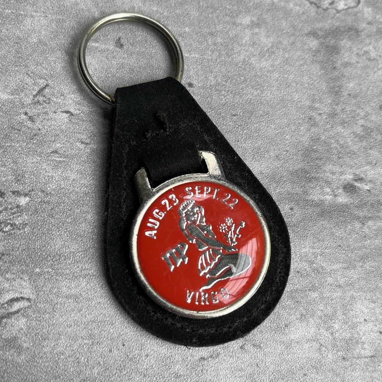 Vintage Virgo keychain ♍️ 3.5in long including... - Depop