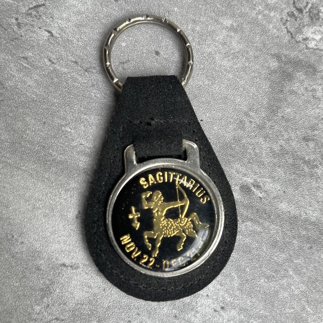 Vintage Sagittarius keychain ♐️ 3.5in long including... - Depop