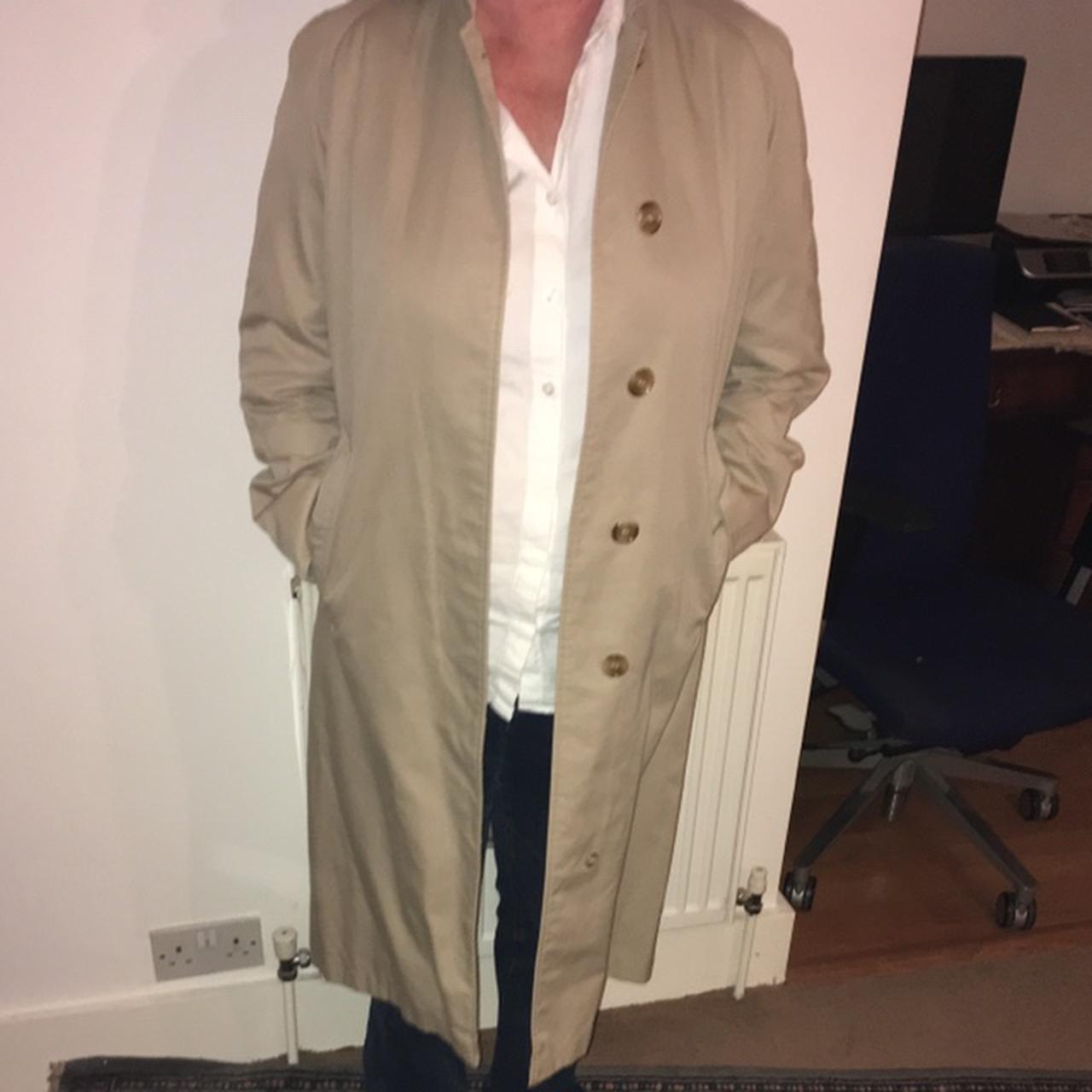 Original vintage unisex Burberry Mac made in... - Depop