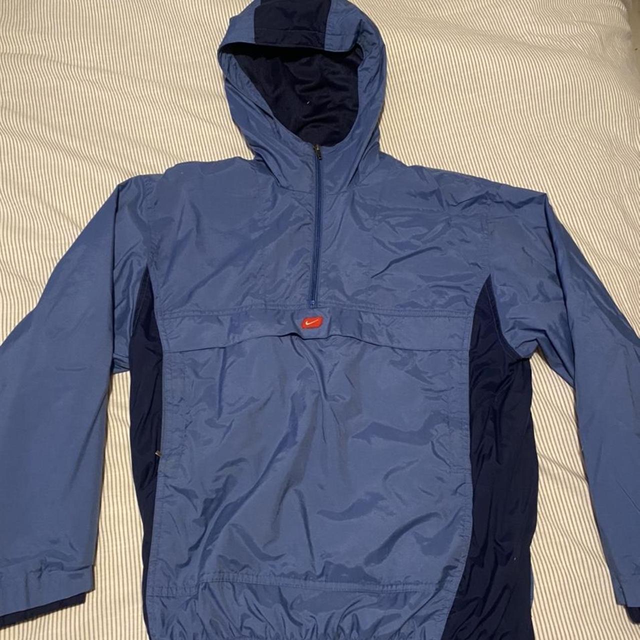 vintage nike waterproof quarter zip, size small... - Depop