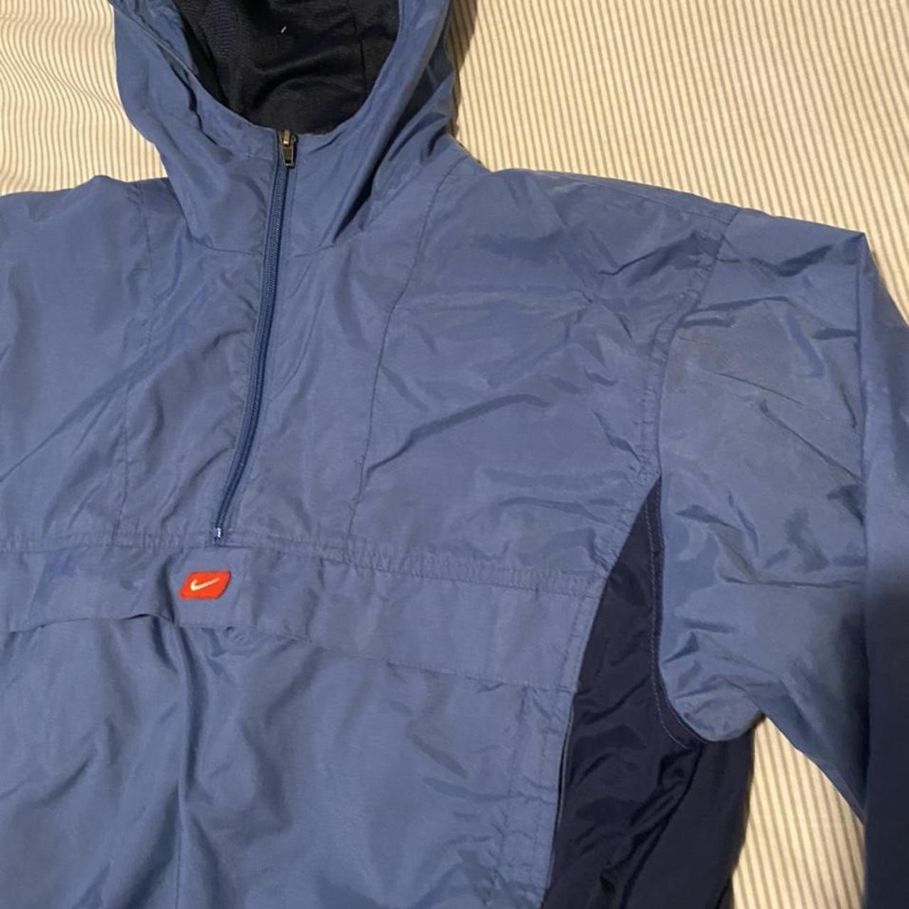 vintage nike waterproof quarter zip, size small... - Depop