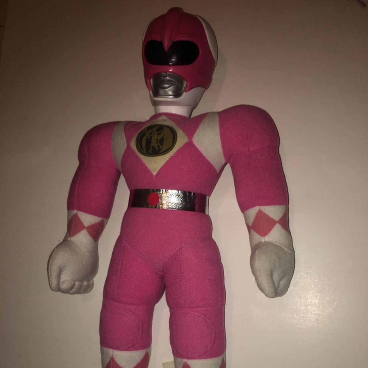 Pink Power Ranger Saban 1993 Plush About 11-12inches... - Depop