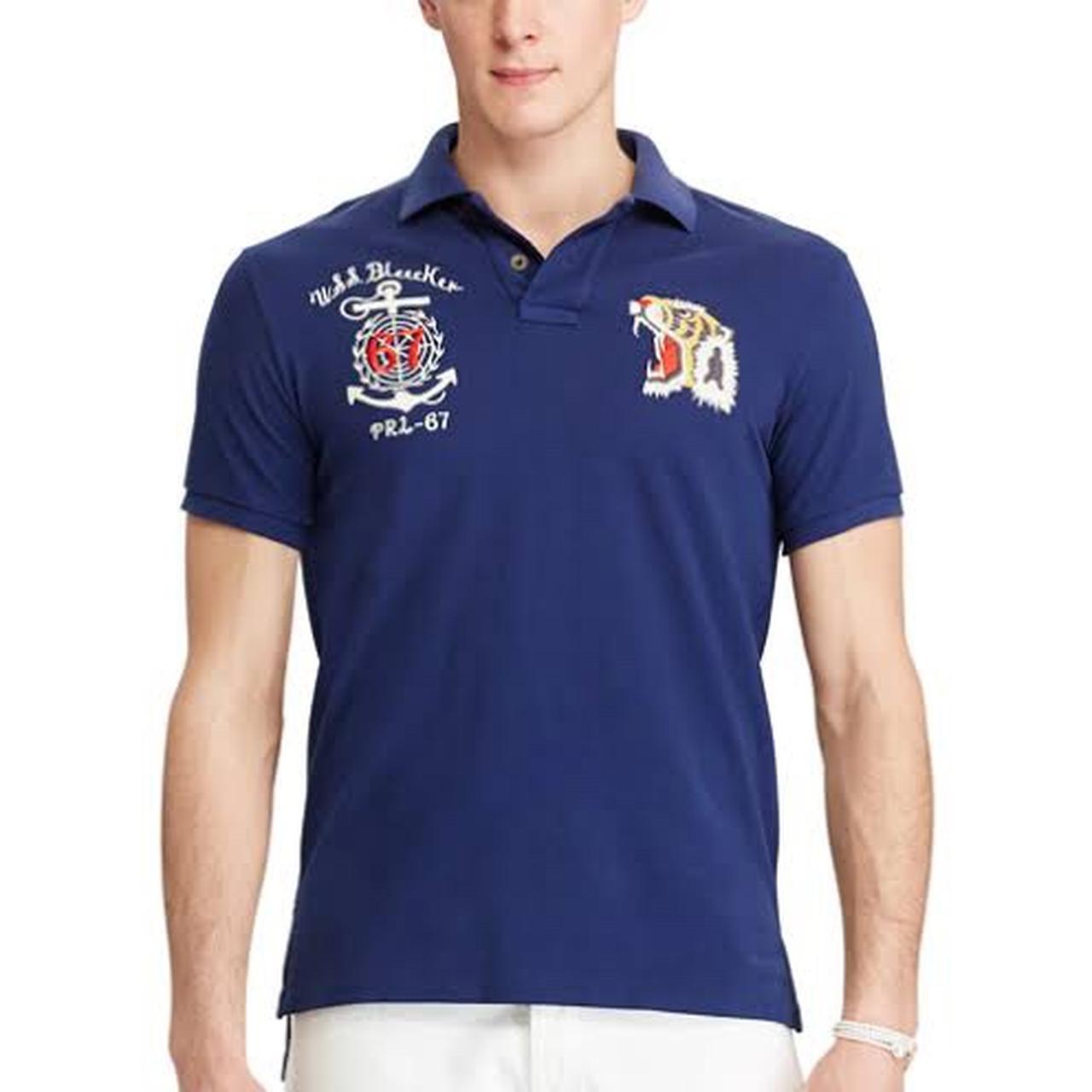 Ralph Lauren Polo Custom Fit Embroidered 722nd Air... - Depop