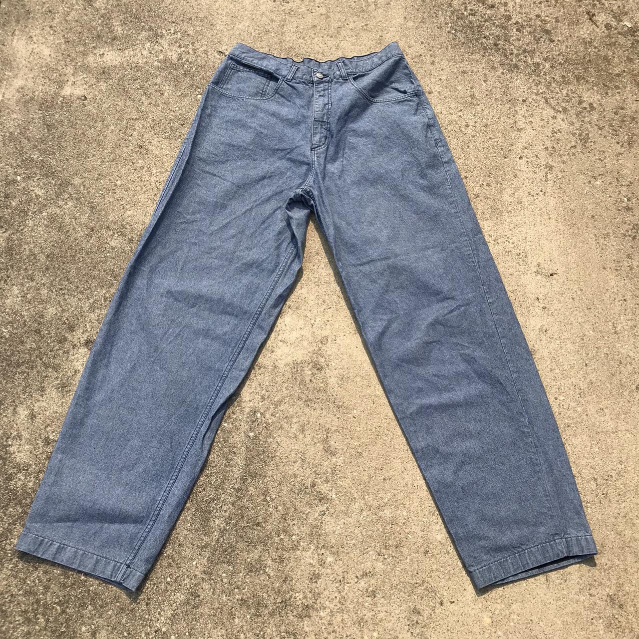 Vintage Iceberg Ice Jeans Baggy Blue Denim Jeans... - Depop
