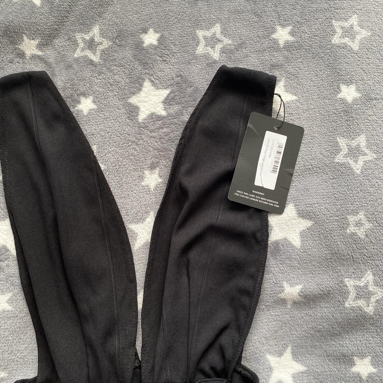 Black all in one jumpsuit from Pretty Little Thing... - Depop