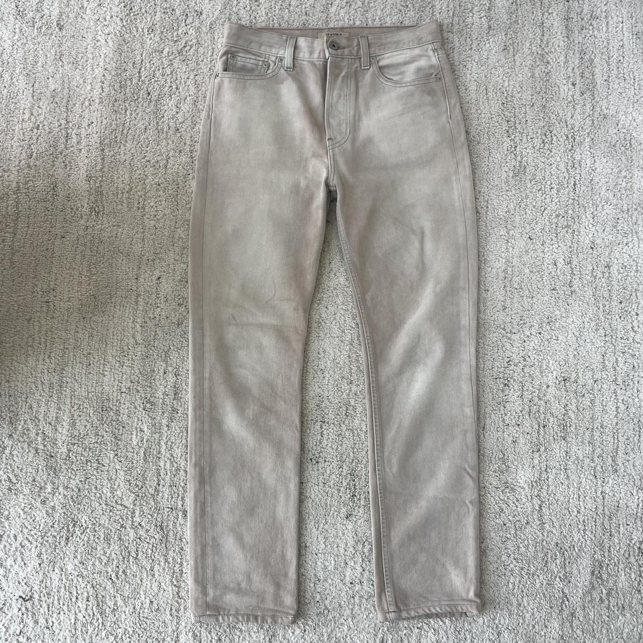 Yeezy Season 6 RARE Denim Jeans Worn twice. Never... - Depop