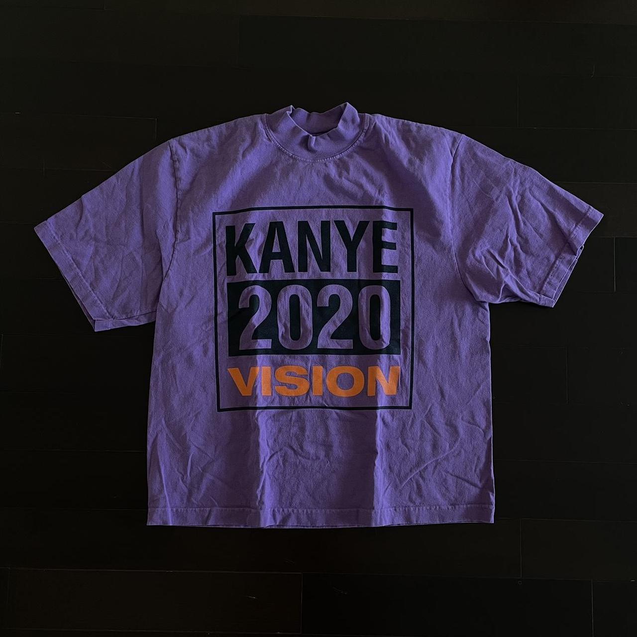 Kanye 2020 Vision Unreleased Mock Neck Tee Size... - Depop