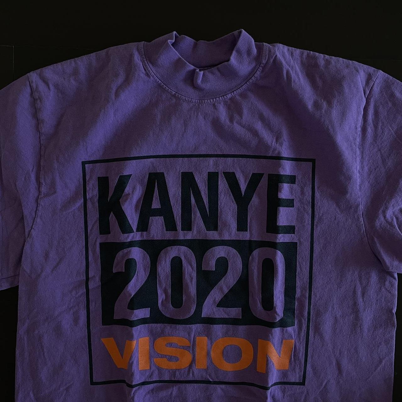 Kanye 2020 Vision Unreleased Mock Neck Tee Size... - Depop