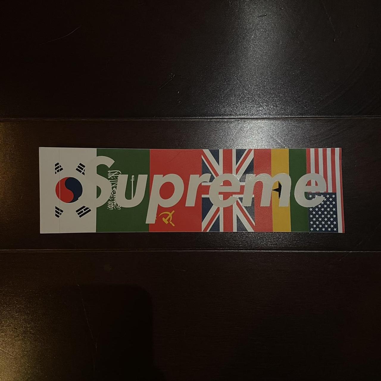 Supreme International Sticker #supreme... - Depop