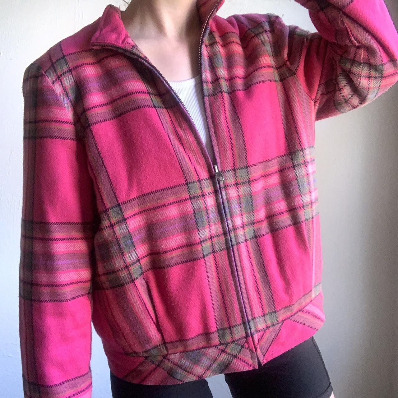pink plaid clueless jacket 💗 gorgeous, Clueless... - Depop