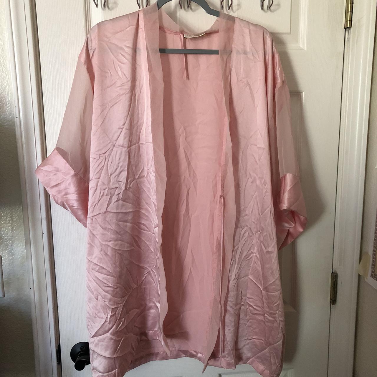 Victoria Secret Robe Pink Vintage Victoria Secret... - Depop